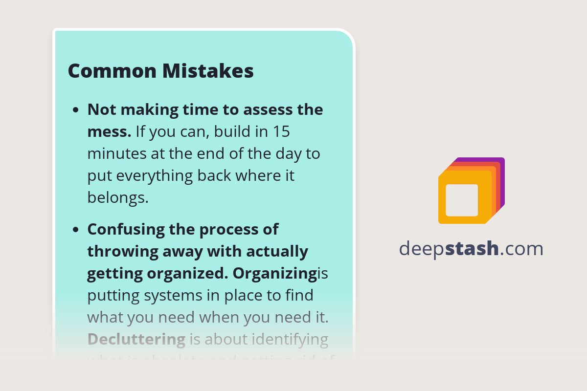 Common Mistakes - Deepstash