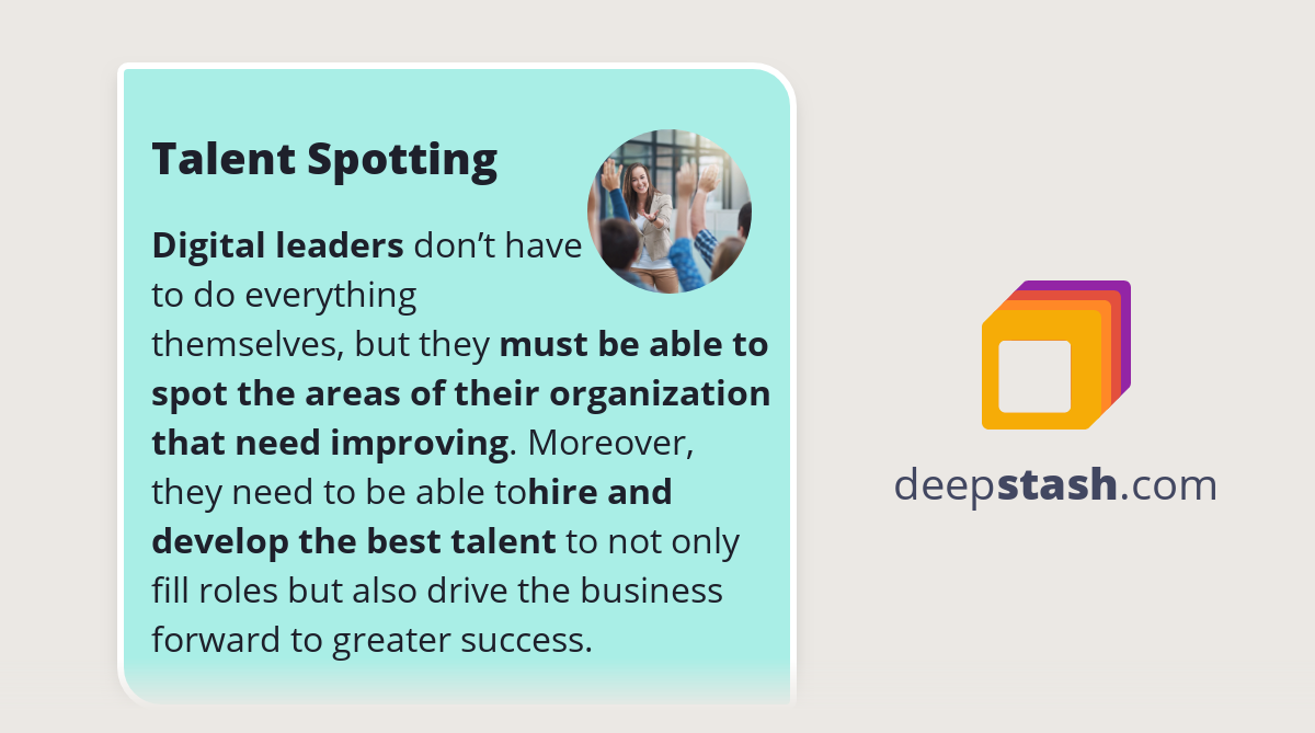 Talent Spotting - Deepstash