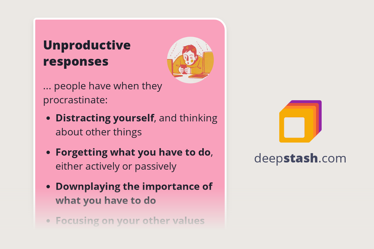 Unproductive responses - Deepstash