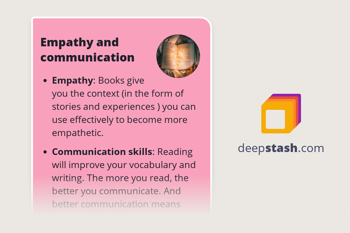 Empathy and communication - Deepstash