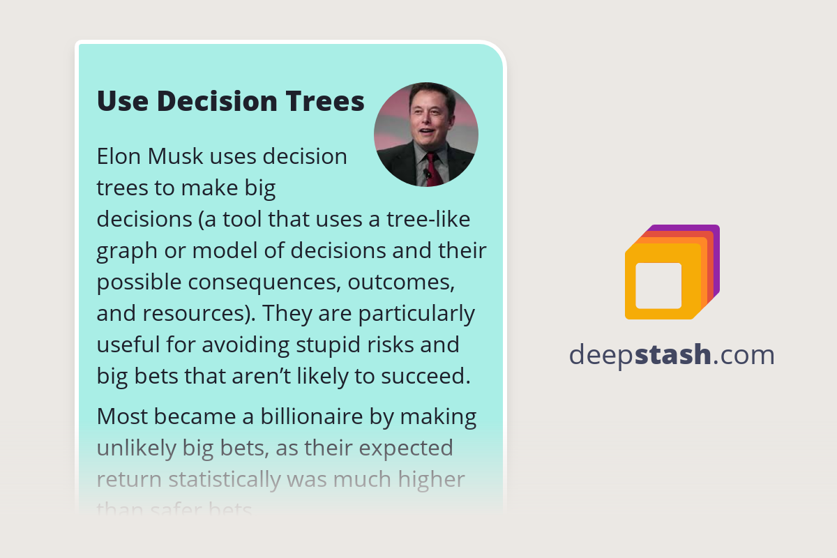 Use Decision Trees - Deepstash