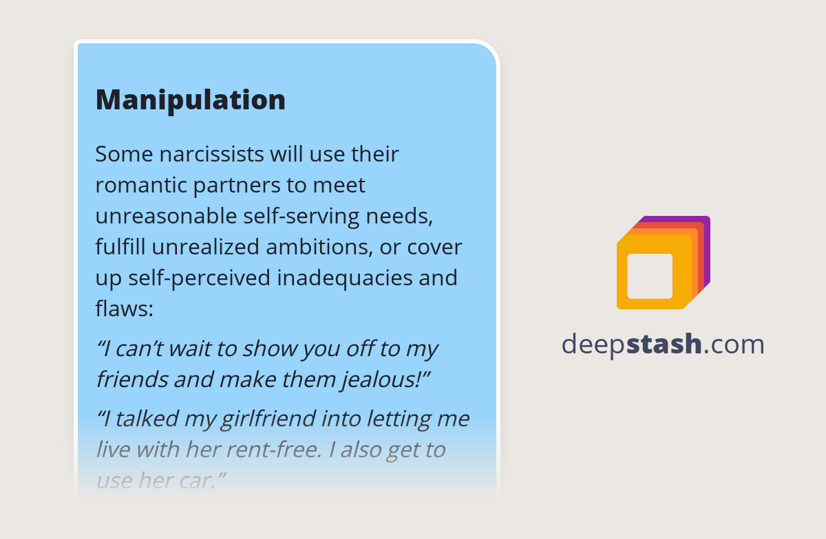 Manipulation Deepstash