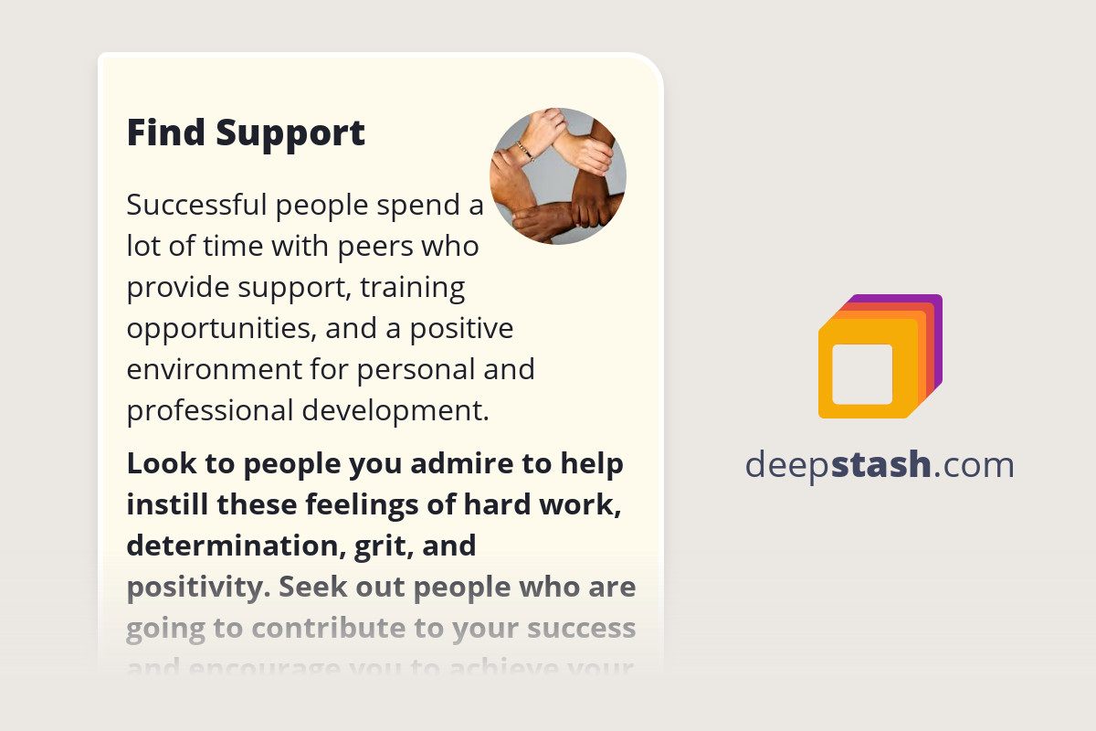Find Support - Deepstash