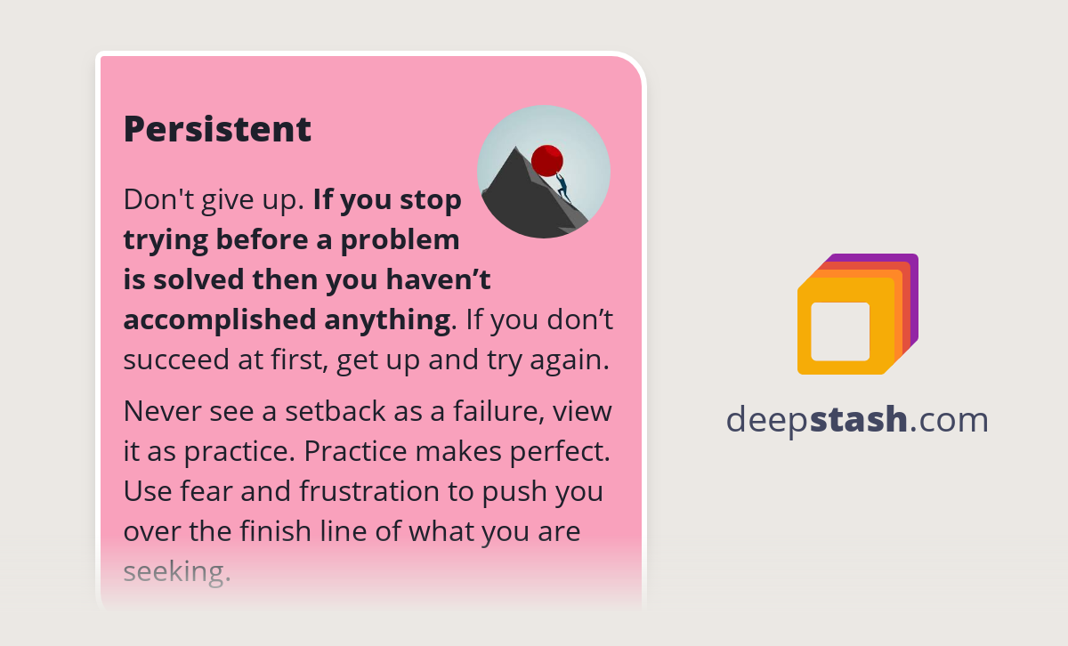 Persistent Meaning Youtube