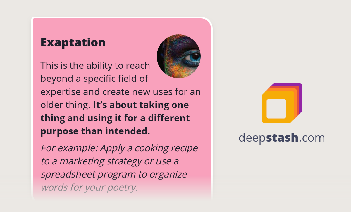 Exaptation - Deepstash