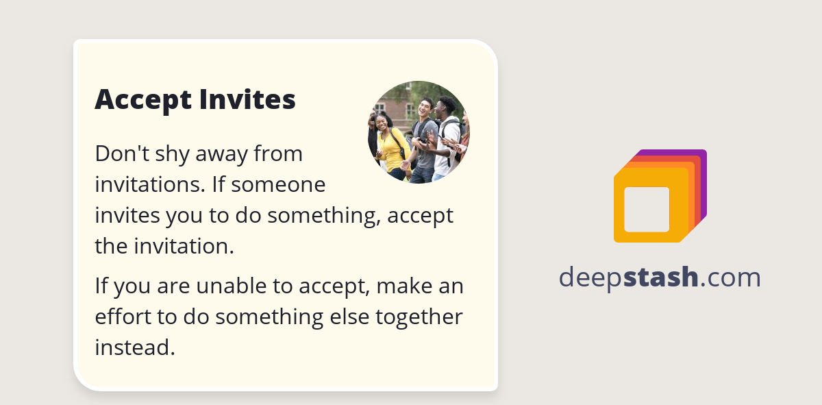 Accept Invites - Deepstash