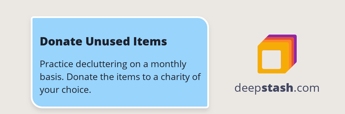 Donate Unused Items - Deepstash