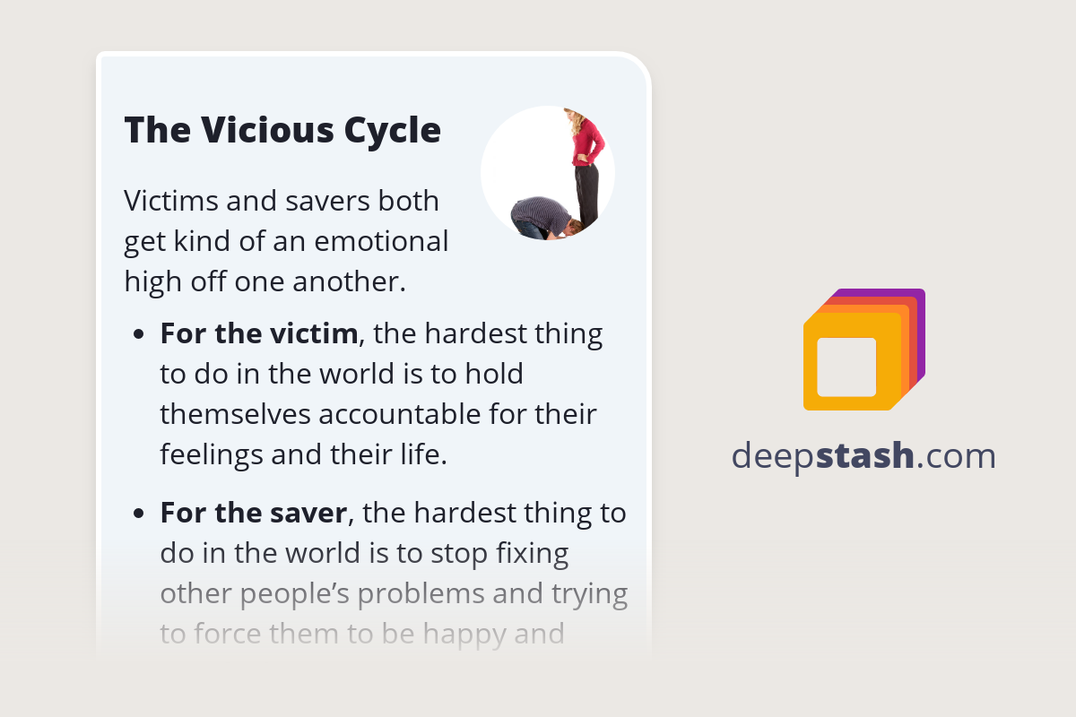 The Vicious Cycle - Deepstash
