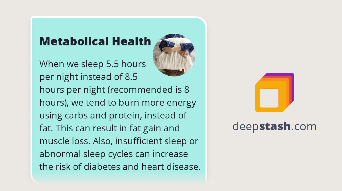 Metabolical Health - Deepstash