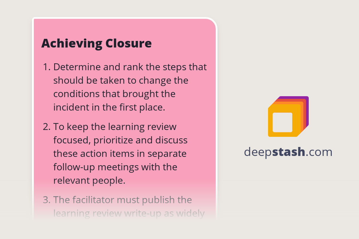 Achieving Closure - Deepstash
