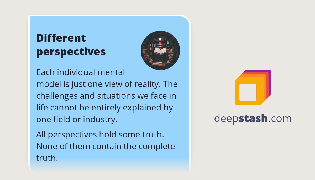Different perspectives - Deepstash
