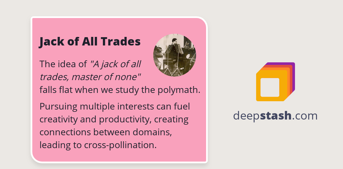 Jack of All Trades - Deepstash
