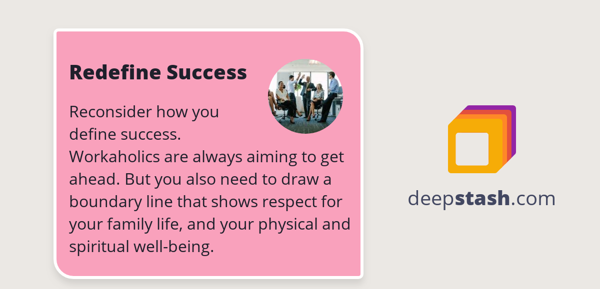 Redefine Success - Deepstash