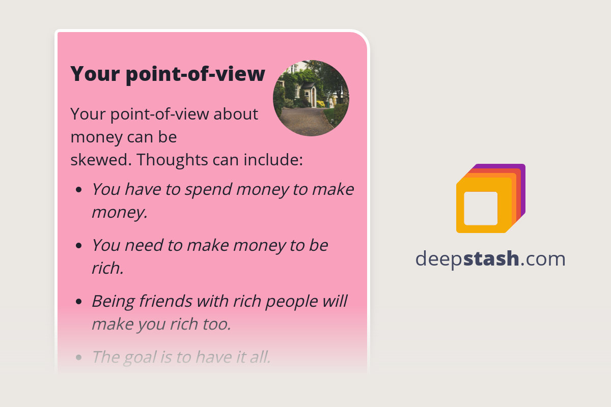 Your point-of-view - Deepstash
