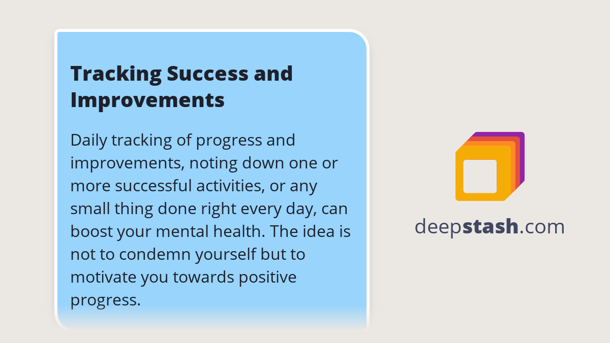 Tracking Success and Improvements - Deepstash