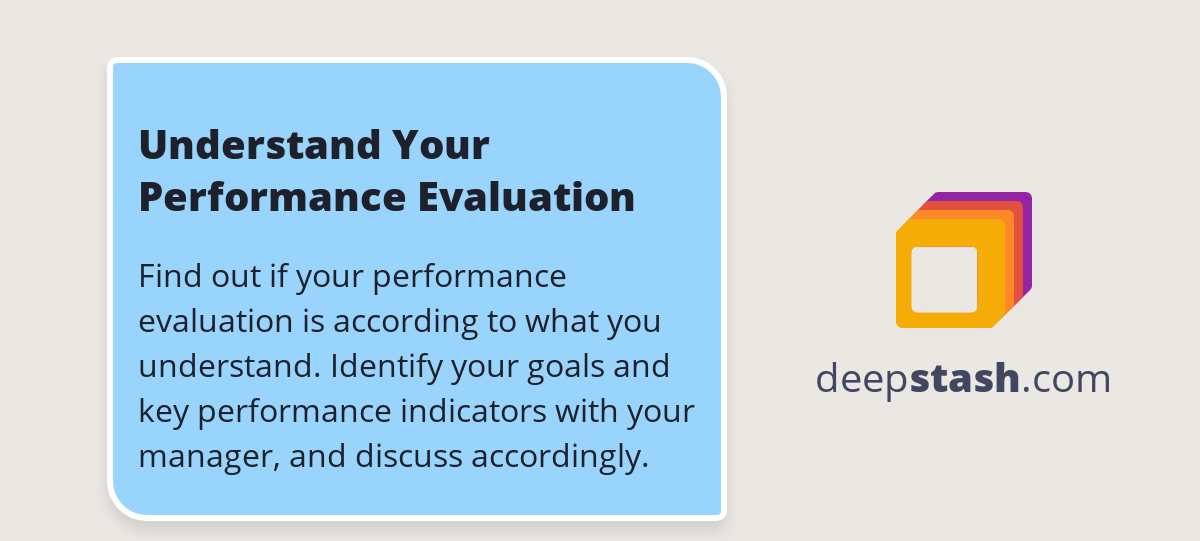 Understand Your Performance Evaluation - Deepstash
