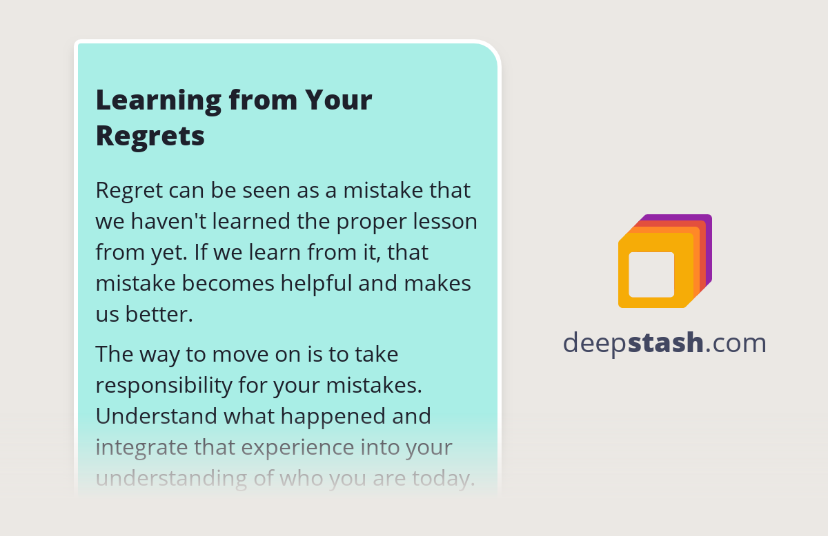 Learning from Your Regrets - Deepstash