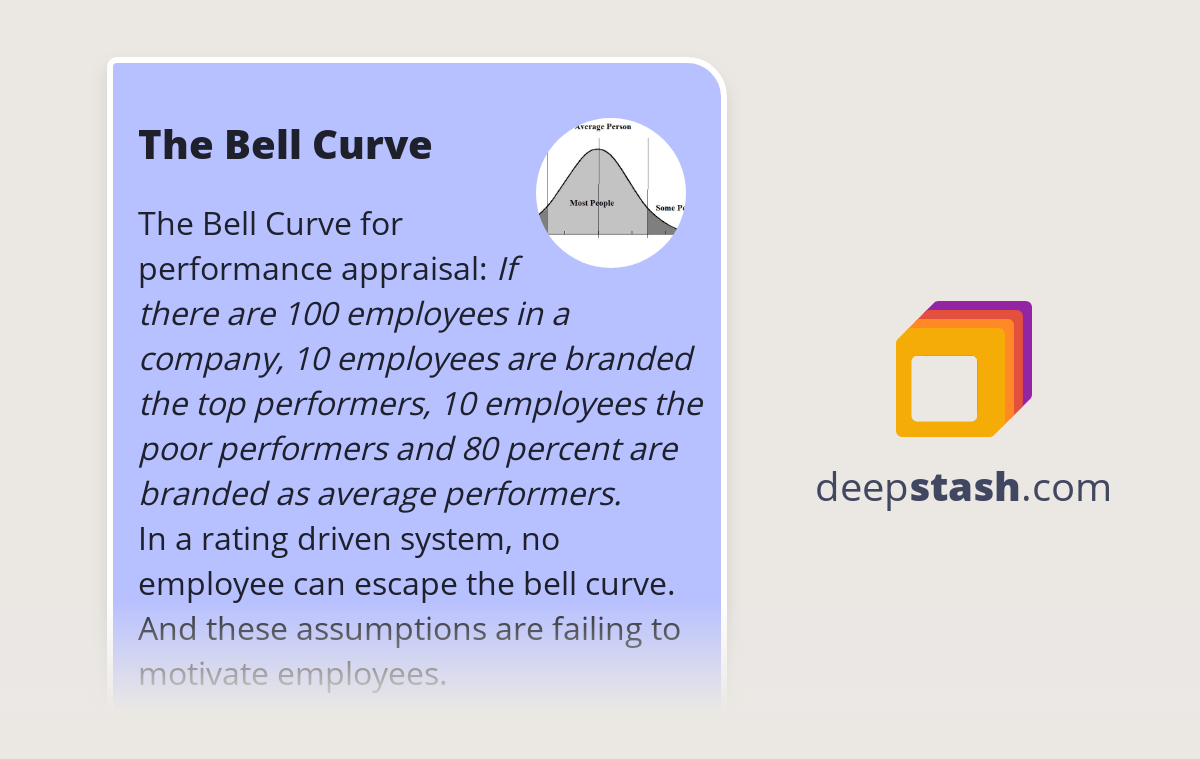 The Bell Curve - Deepstash