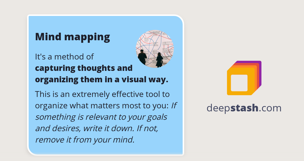 Mind mapping - Deepstash