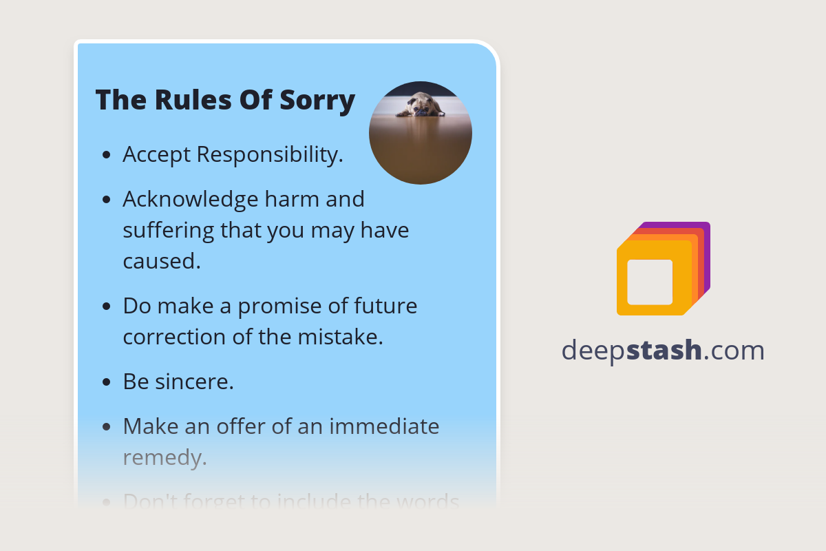 The Rules Of Sorry Deepstash the-rules-of-sorry-deepstash