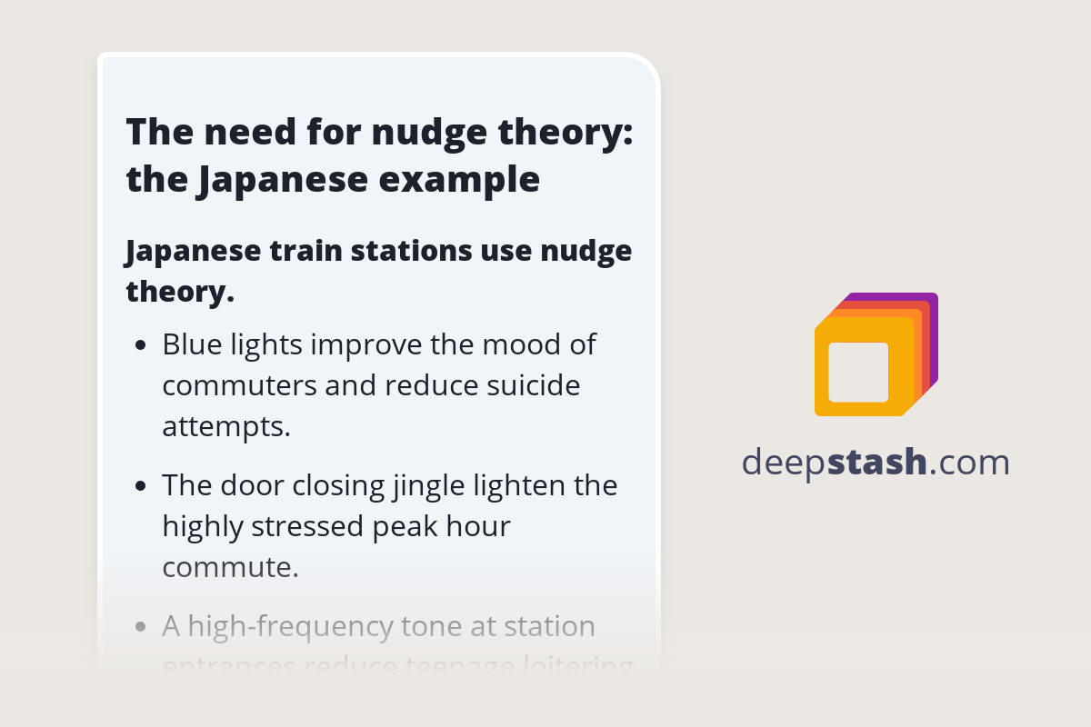 Choice Architecture Nudge Theory