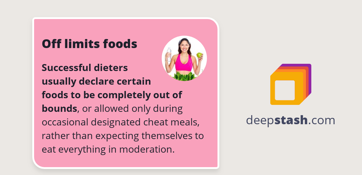 Off limits foods - Deepstash