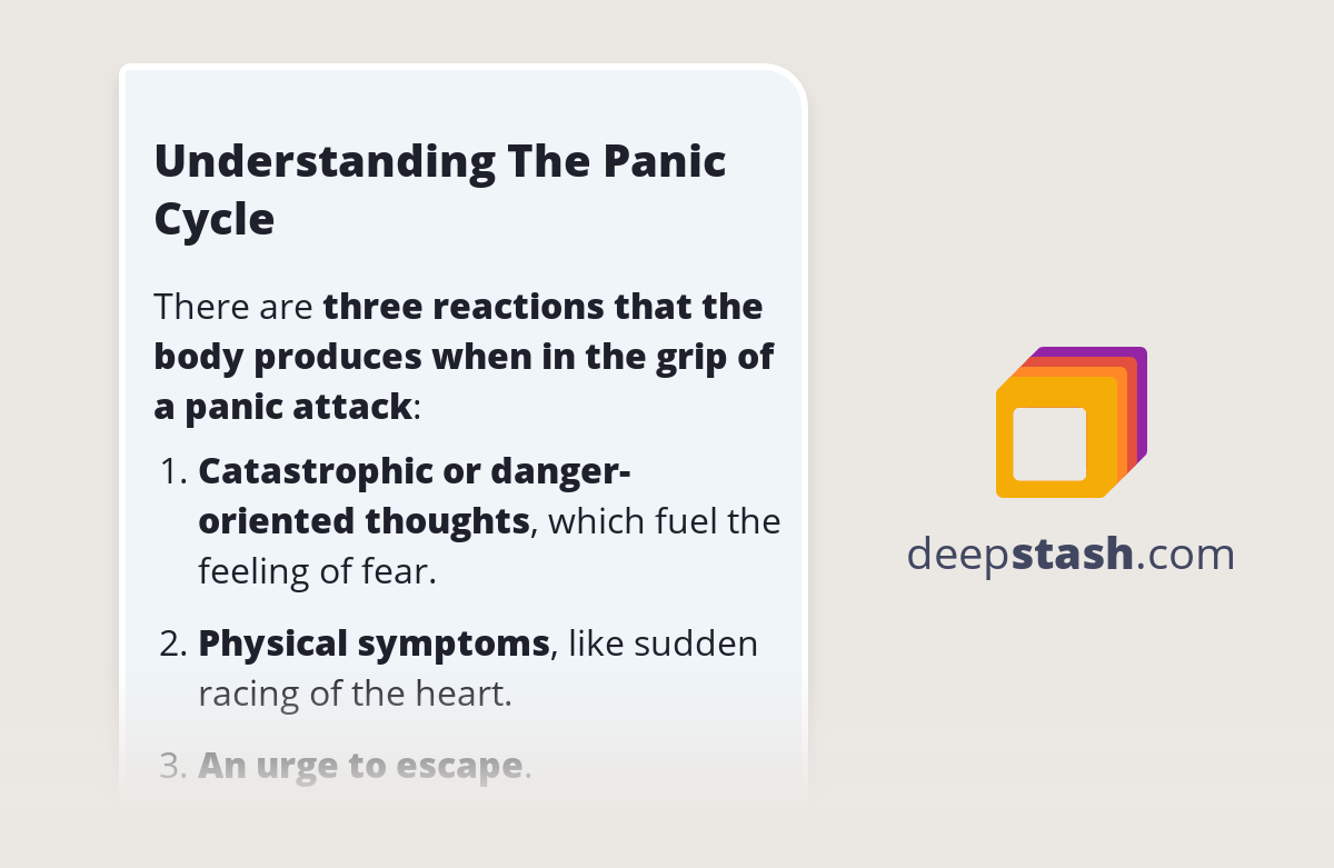Understanding The Panic Cycle - Deepstash