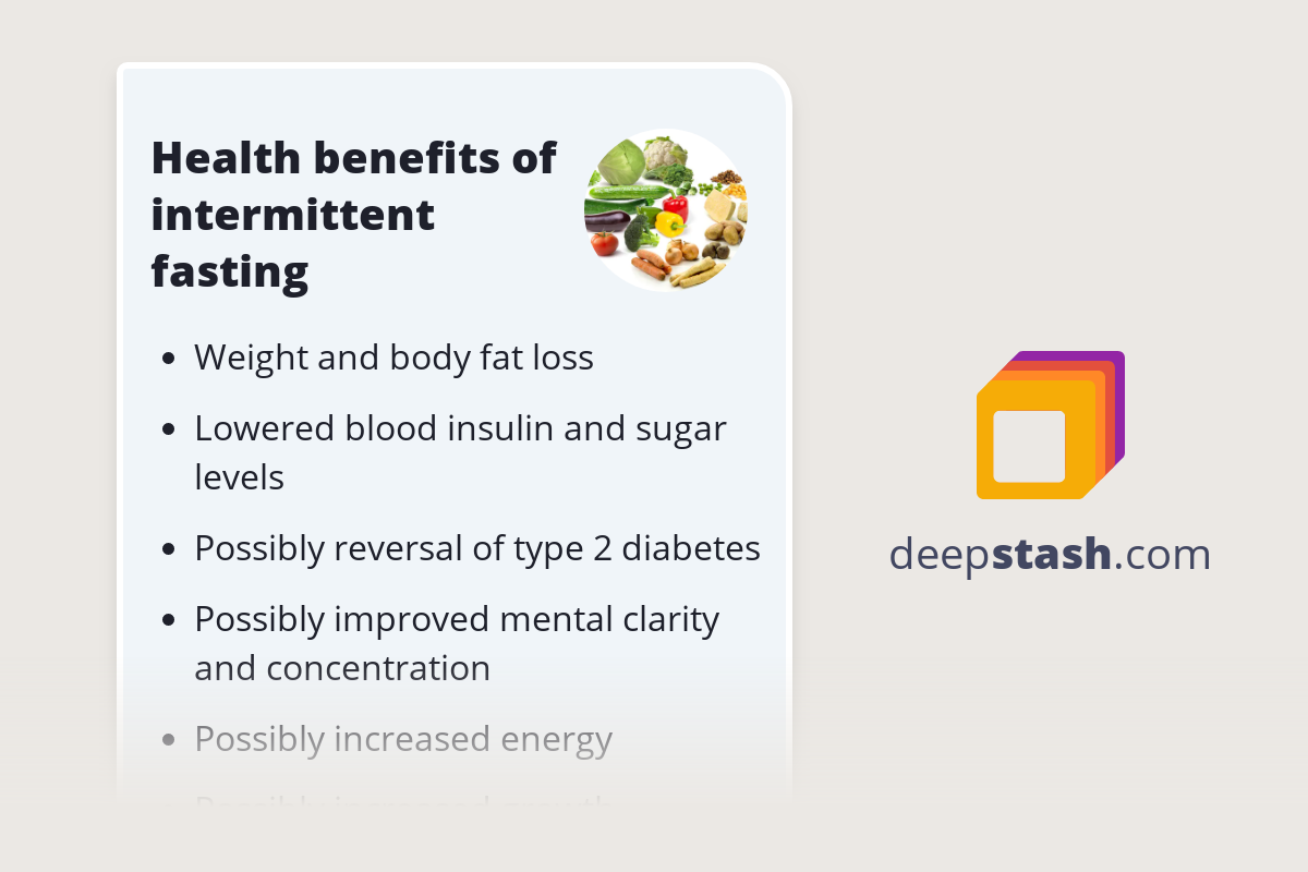 Intermittent Fasting Benefits Intermittent Fasting In