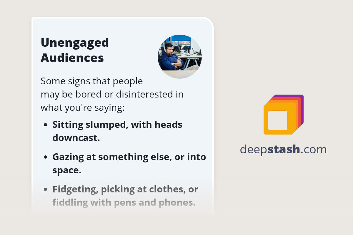 Unengaged Audiences - Deepstash