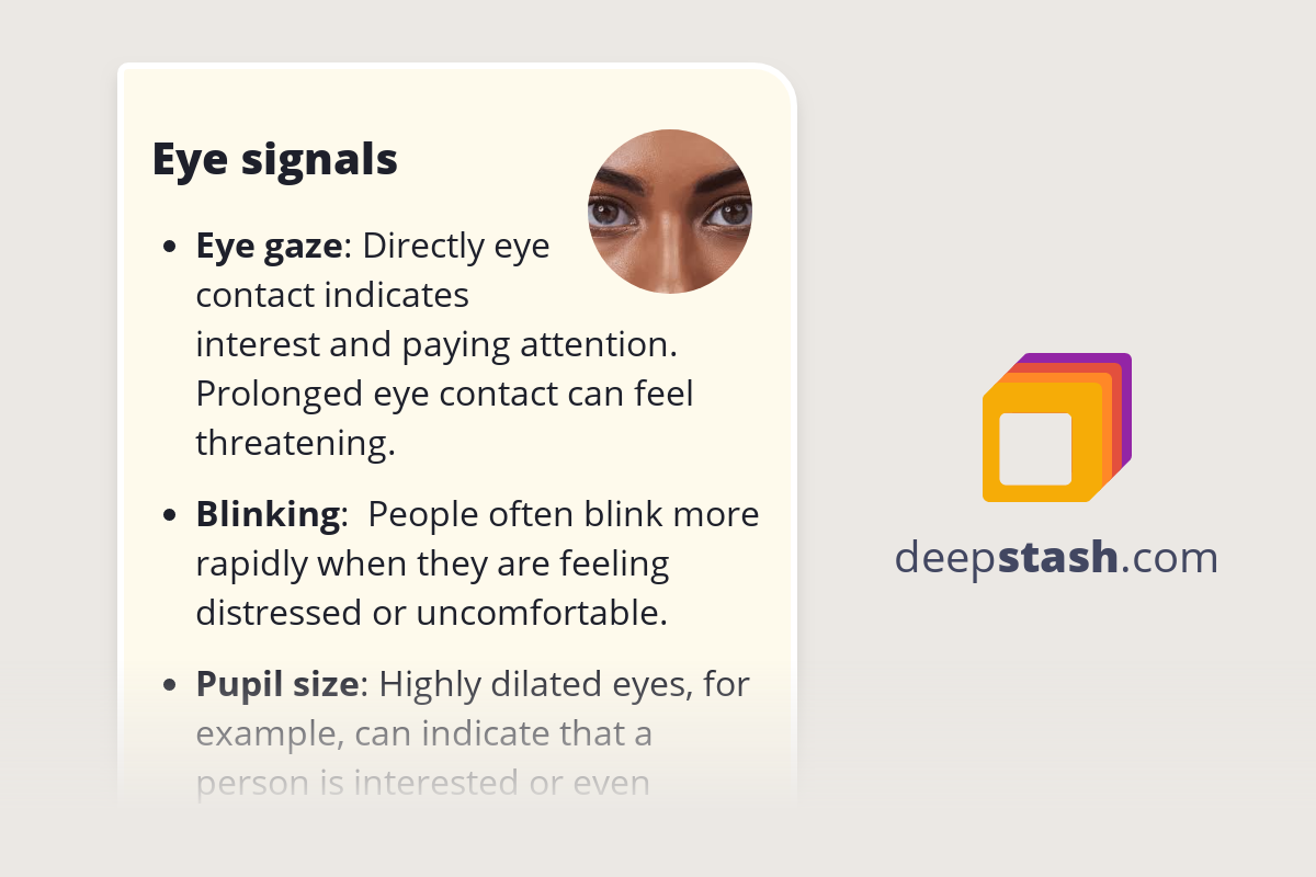 Eye signals - Deepstash