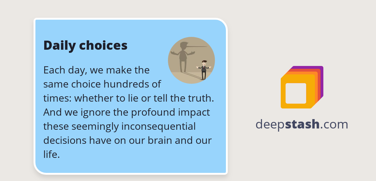 Daily choices - Deepstash