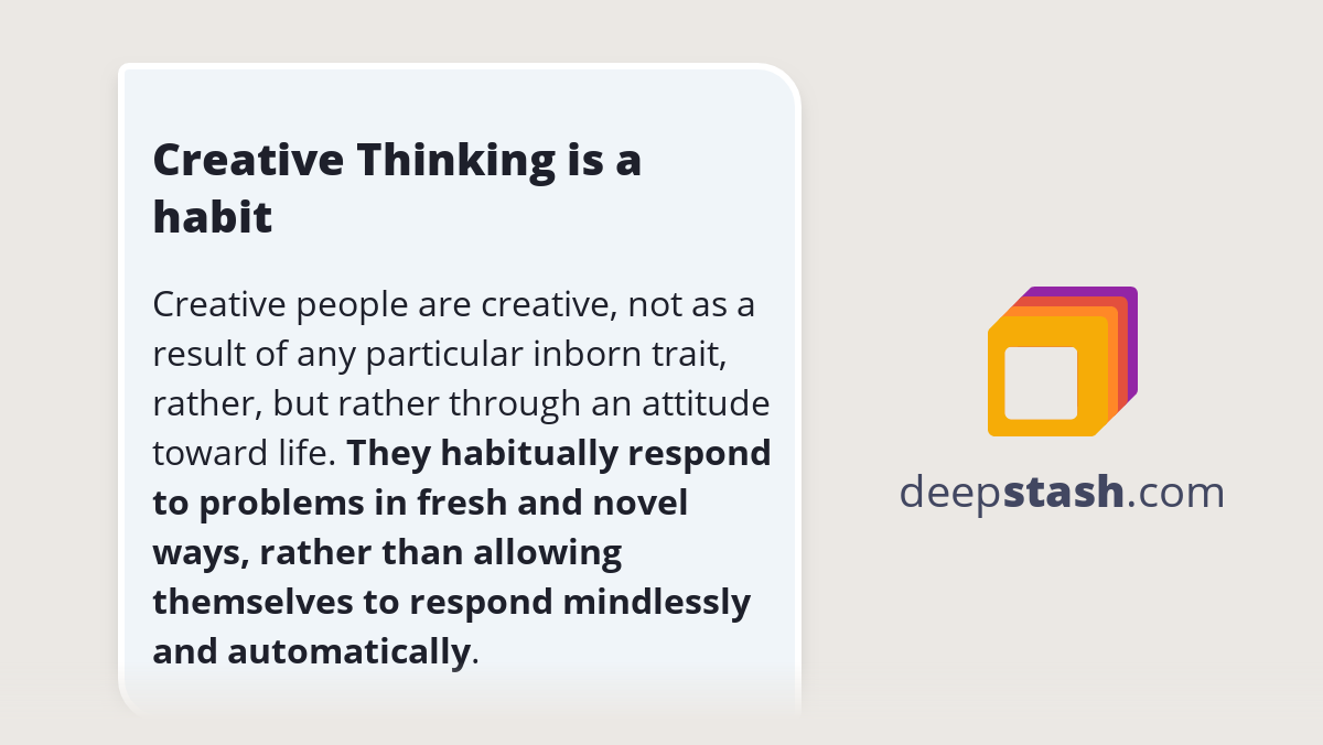 How To Inspire Creative Thinking Details Details Importance Of